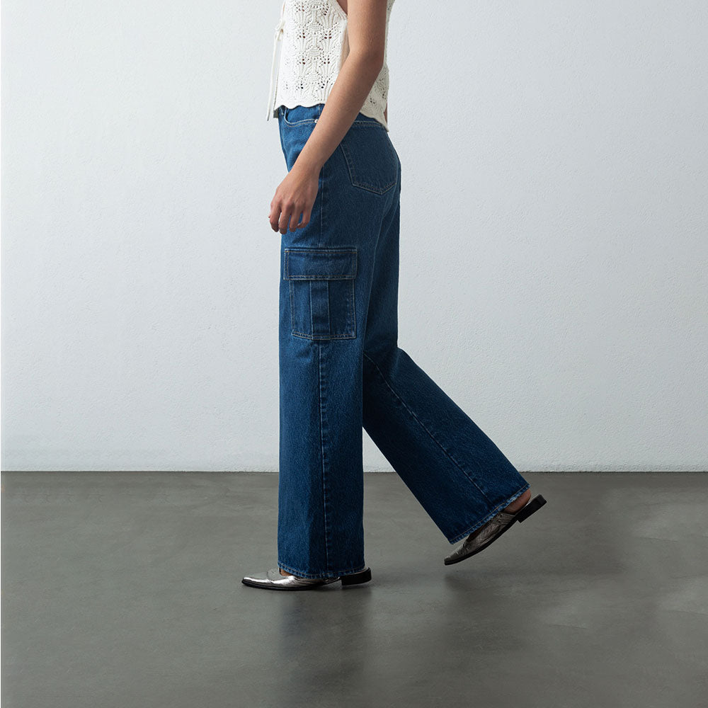 Naf Naf Jean Darcy Azul Indigo - Felix Online