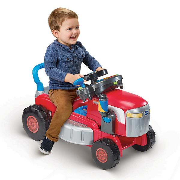 VTech | Convertible 3 en 1 Tractor y Cortacésped Rojo - Felix Online