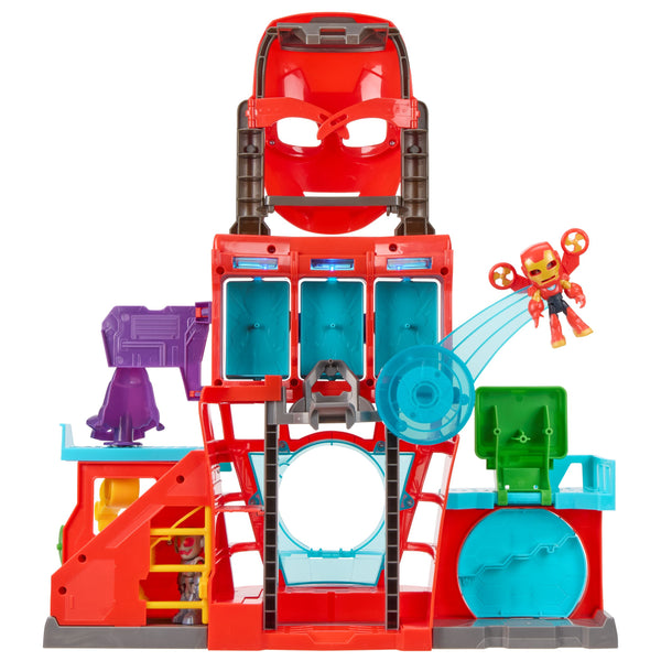 Marvel Iron Man and his Awesome Friends Iron Quarters Playset - Felix ...